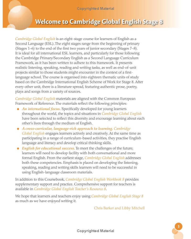 Cambridge Global English Stage 8 Coursebook with Audio CD: Stage 8 ...