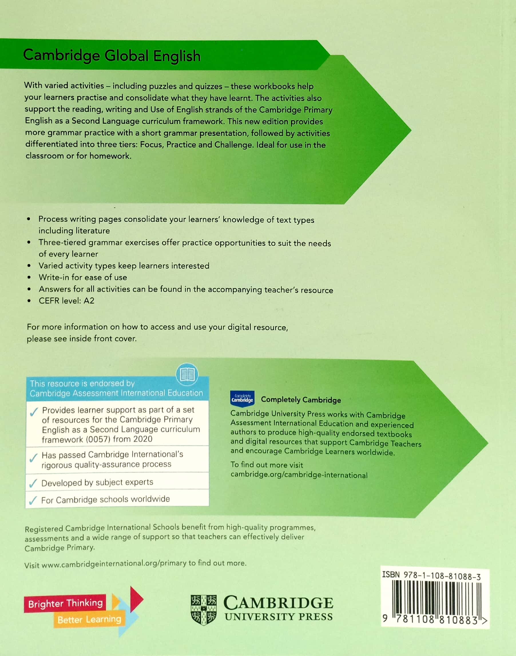 Cambridge Global English Workbook 4 With Digital Access (1 Year ...