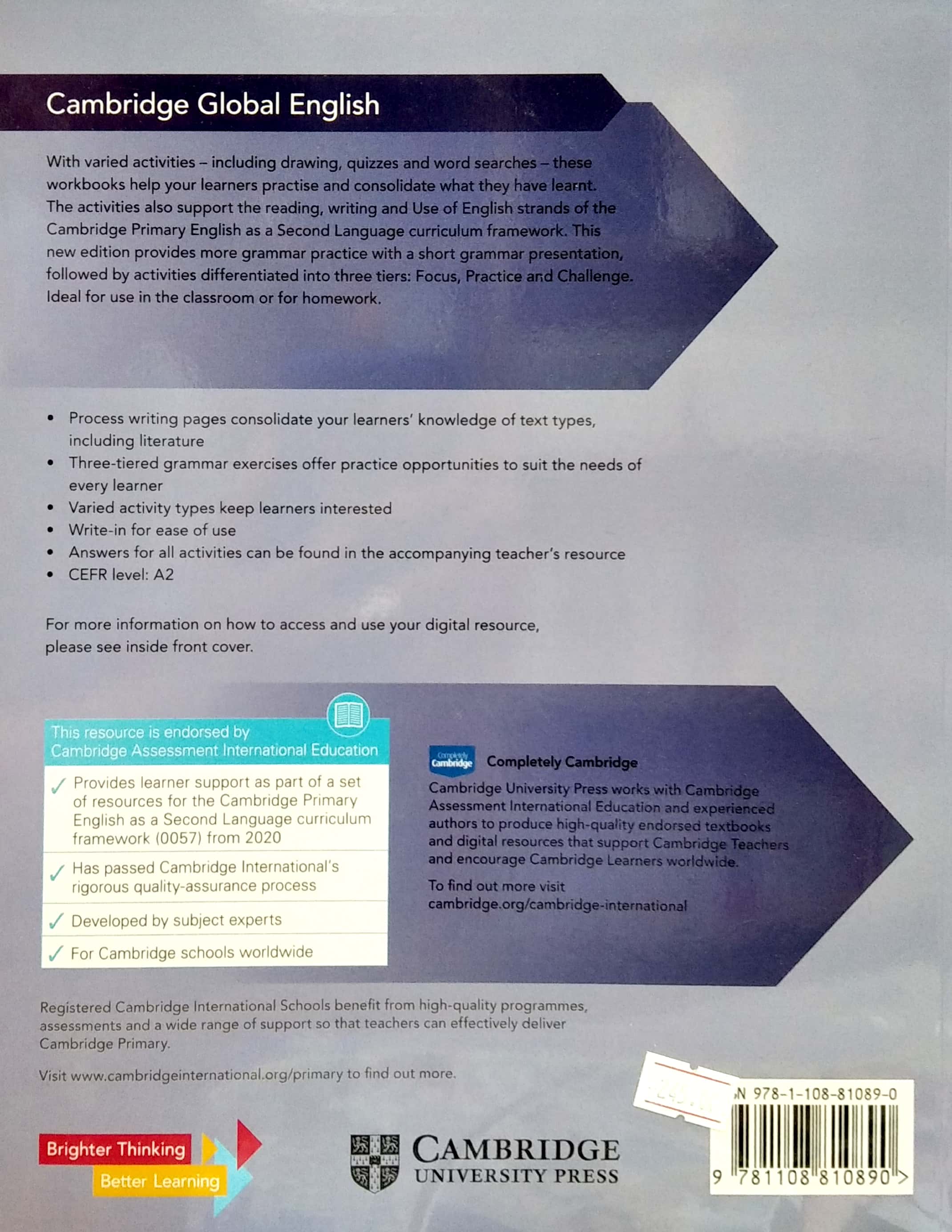 Cambridge Global English Workbook 5 with Digital Access (1 Year) 2nd ...