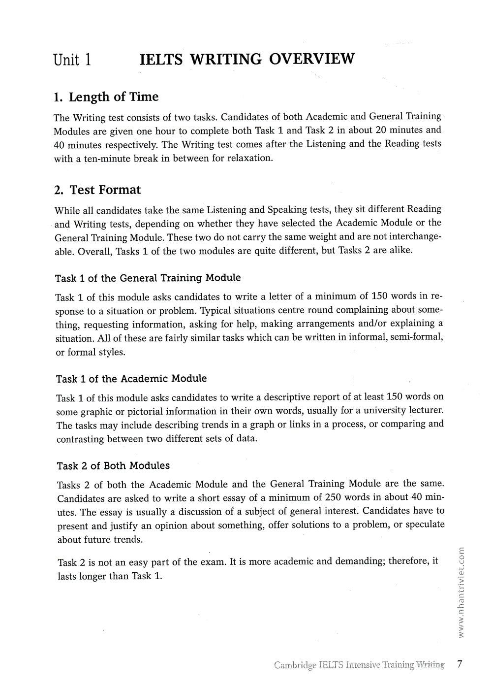 Cambridge Ielts Intensive Training - Writing PDF - Tờ Khai Y Tế