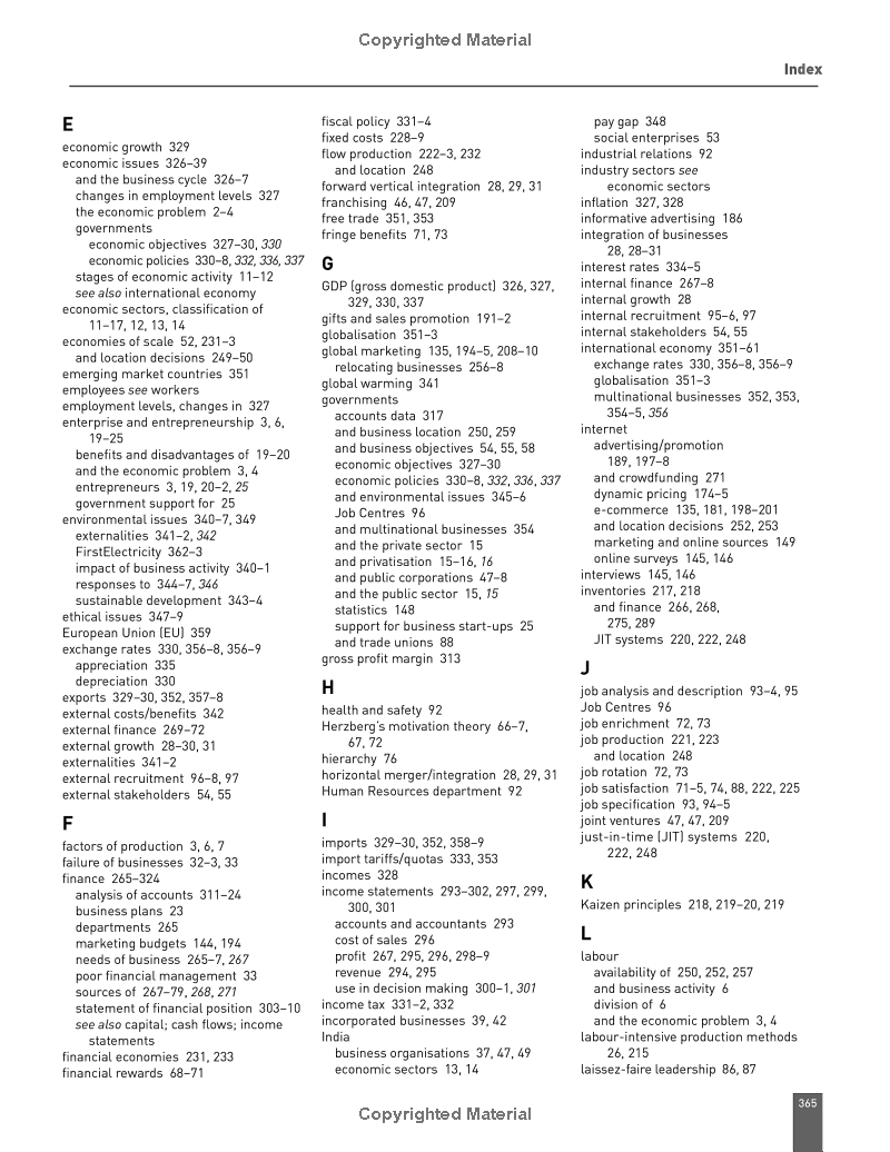Cambridge IGCSE And O Level Business Studies 5th Edition
