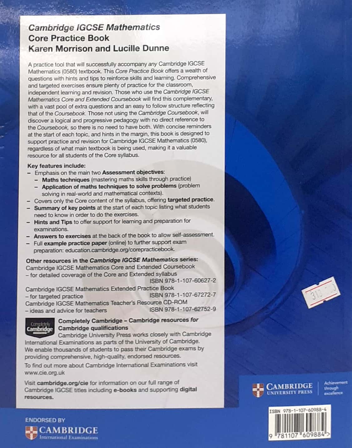 Cambridge IGCSE Core Mathematics Practice Book - FAHASA.COM