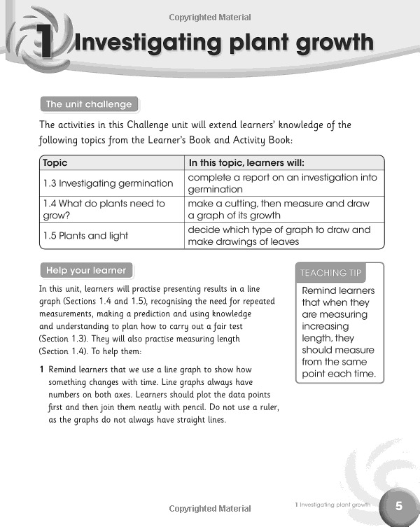 Cambridge Primary Science Challenge 5