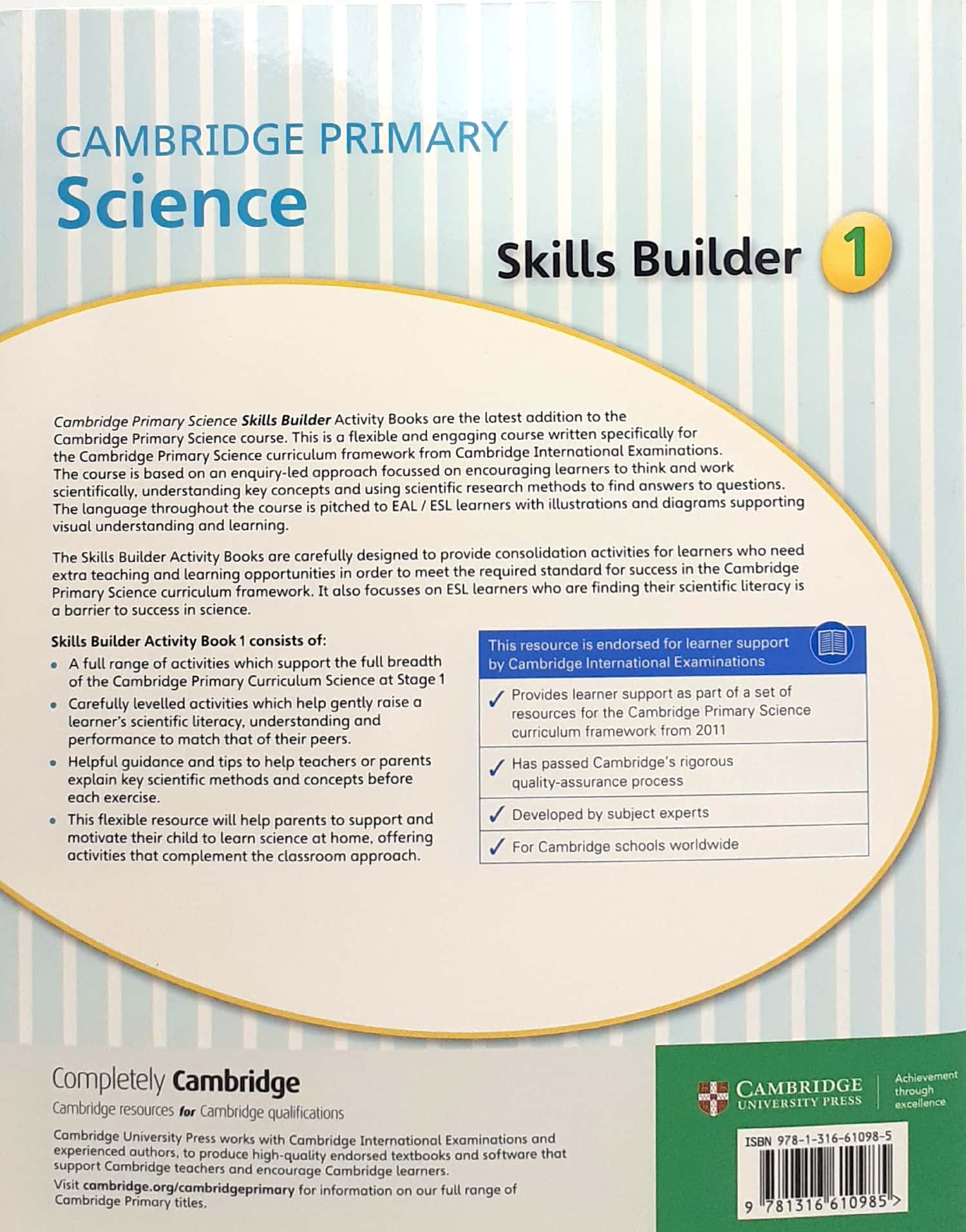 Cambridge Primary Science Skills Builder 1 - FAHASA.COM