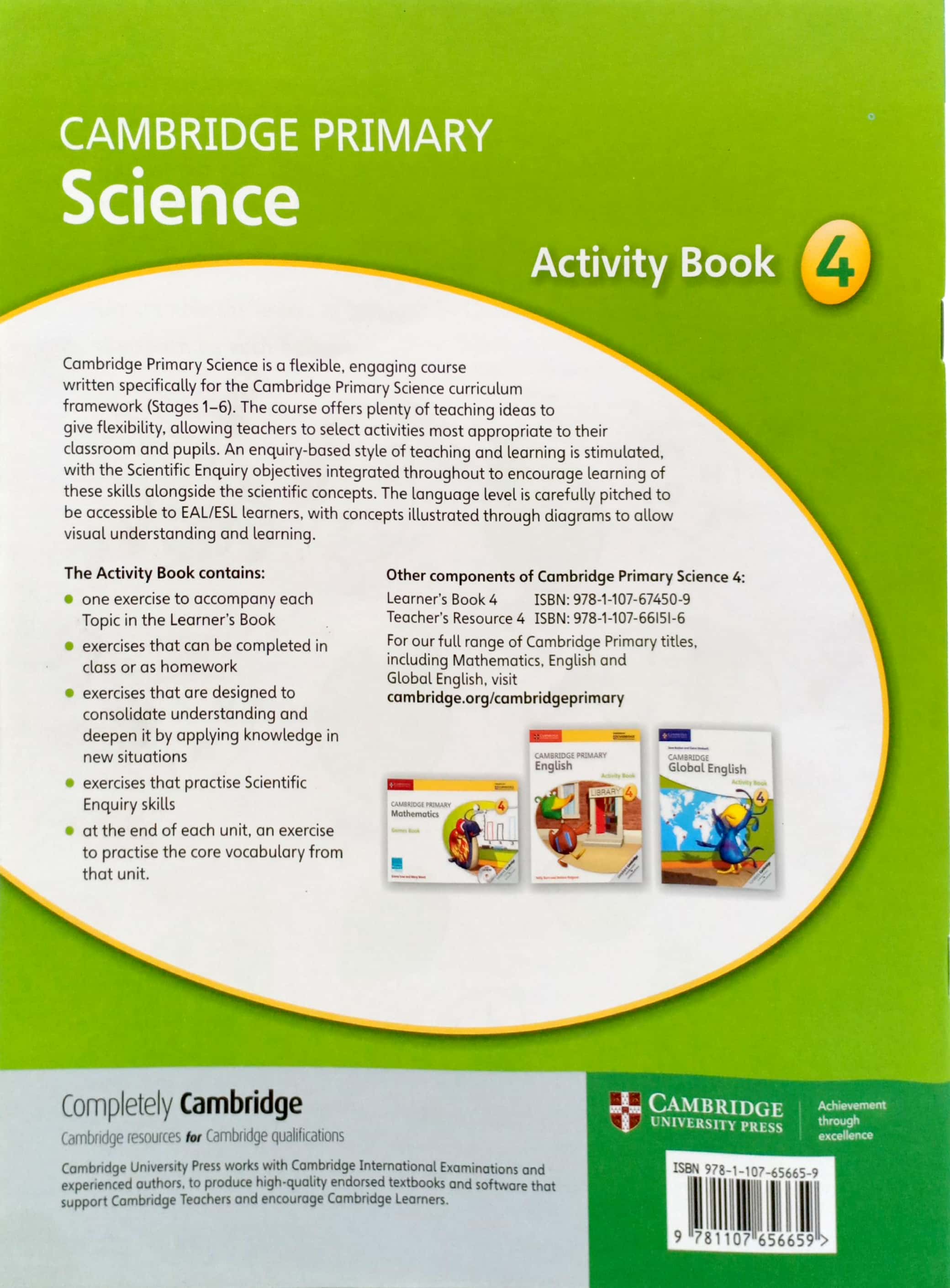 Cambridge Primary Science Stage 4 Activity Book - FAHASA.COM