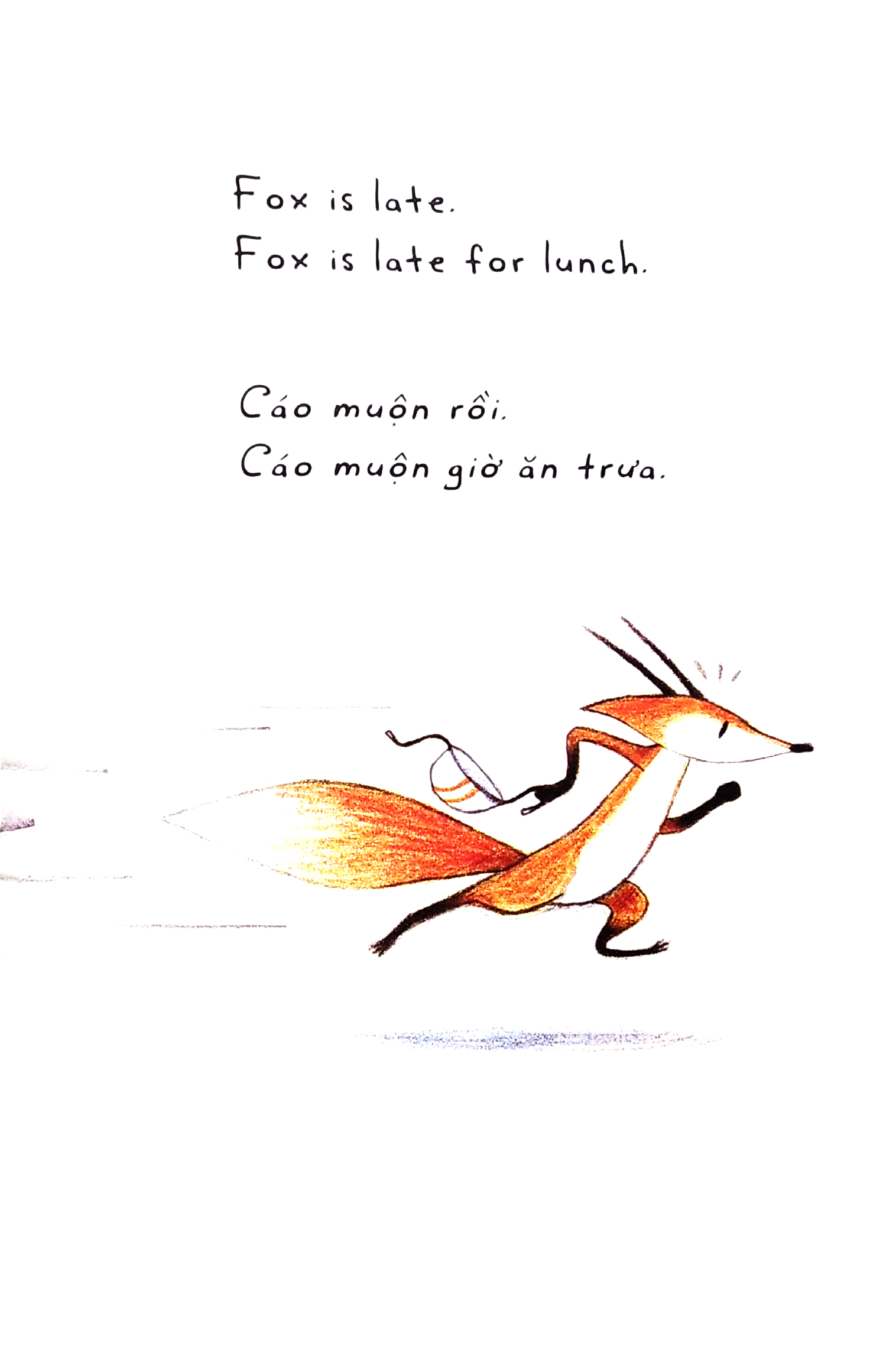 Sách Cáo Đi Muộn - Fox Is Late (Song Ngữ Dành Cho Lứa Tuổi 2-7 ...