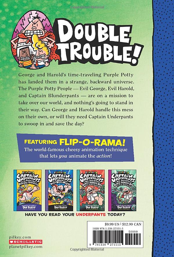 Captain Underpants And The Preposterous Plight Of The Purple Potty ...