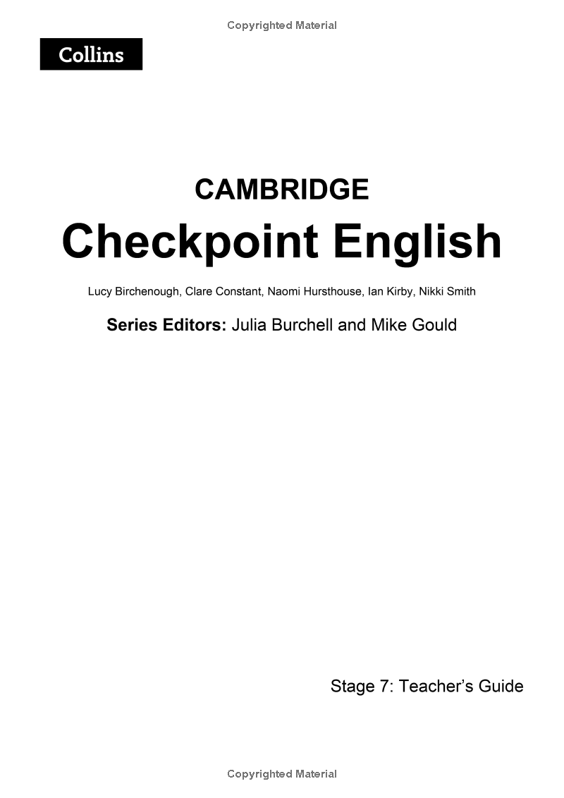 Collins Cambridge Checkpoint English - Stage 7: Student Book - FAHASA.COM