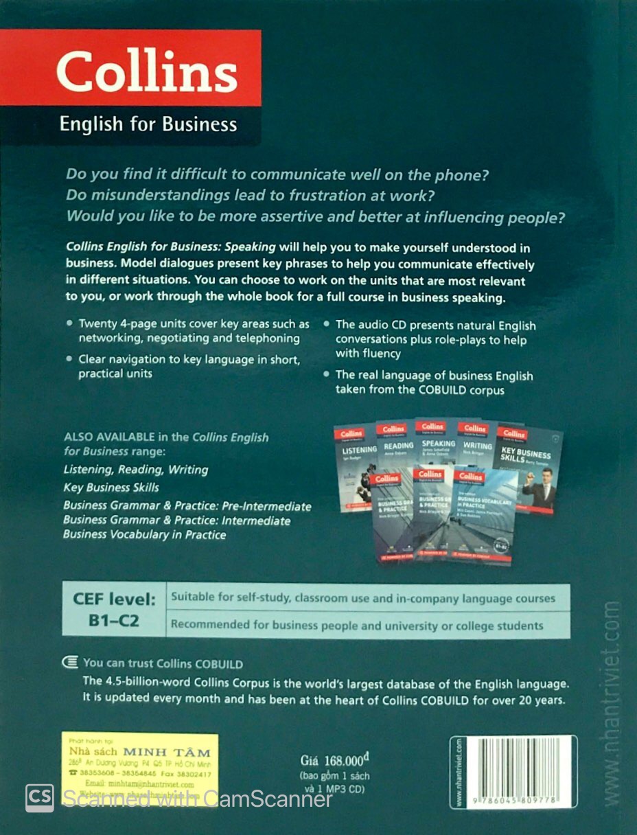 Sách Collins_English For Business_Speaking (+CD) - FAHASA.COM