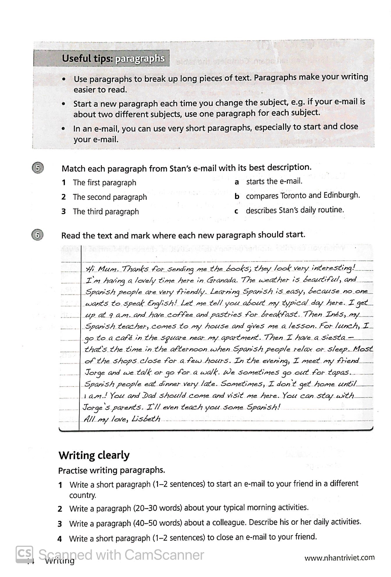 Collins English for Life_Writing_A2 Pre-intermediate PDF - YDS.EDU.VN