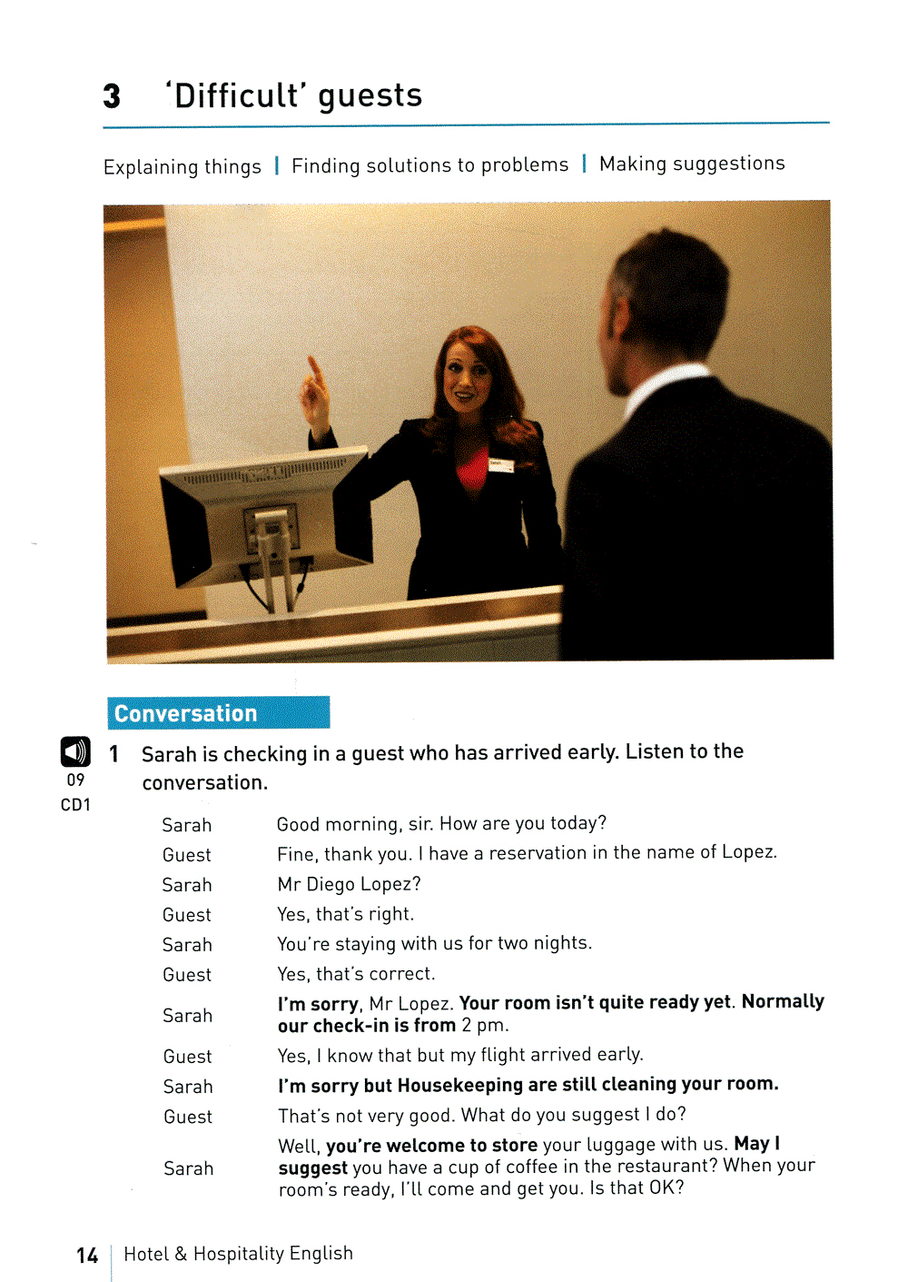 Sách Collins English For Work - Hotel & Hospitality English (Kèm 2 CD ...