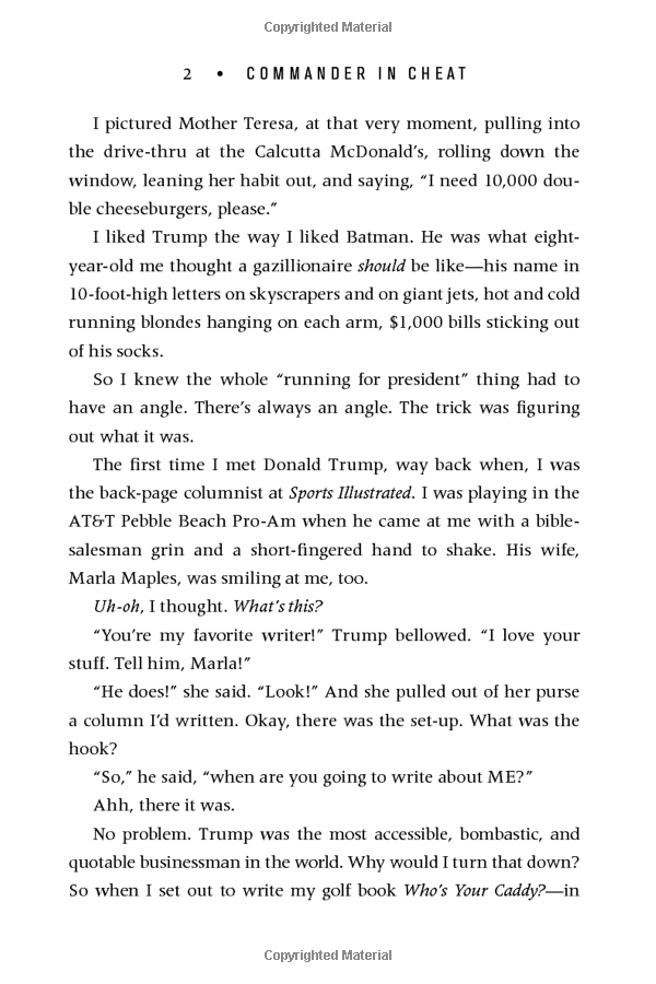 Commander In Cheat: How Golf Explains Trump - FAHASA.COM