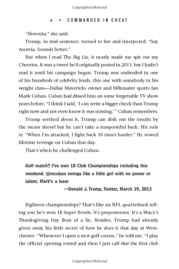 Commander In Cheat: How Golf Explains Trump - FAHASA.COM