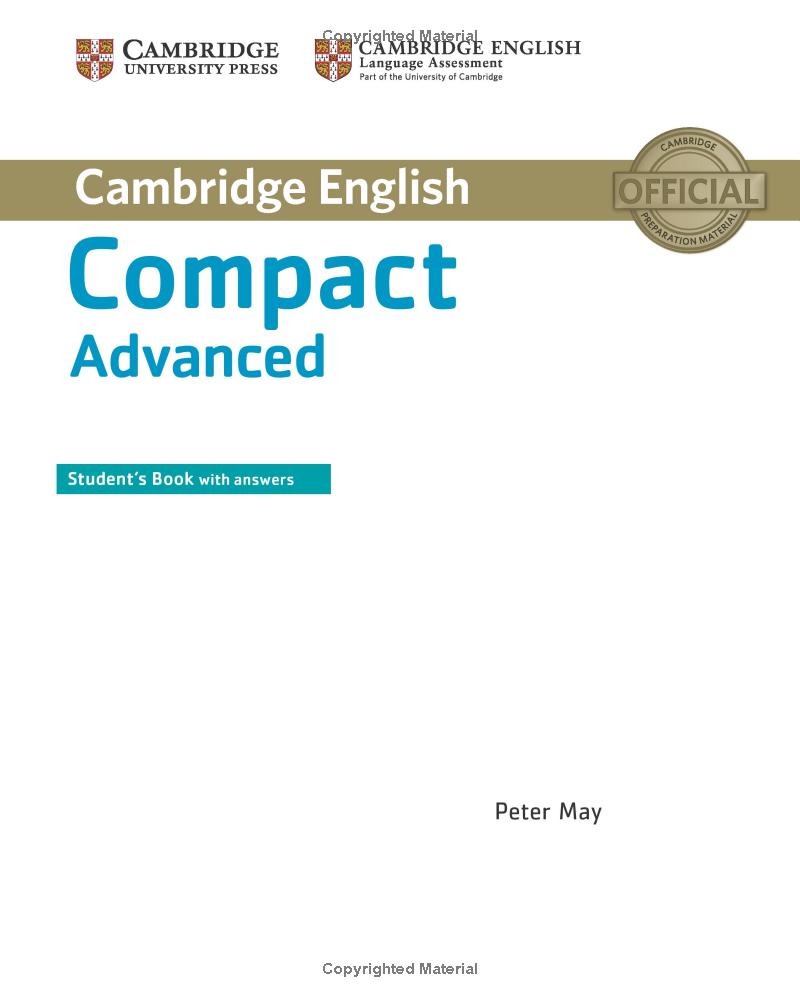 Compact Advanced Student's Book with Answers with CD-ROM - FAHASA.COM