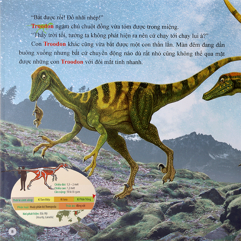 Sách Công Viên Khủng Long - Khủng Long Thông Minh - Troodon - FAHASA.COM