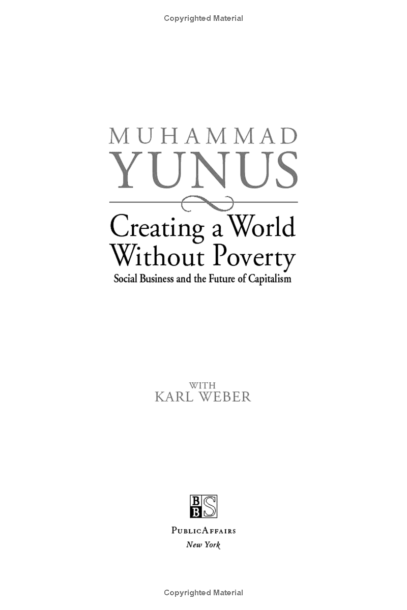 Creating a World Without Poverty - FAHASA.COM