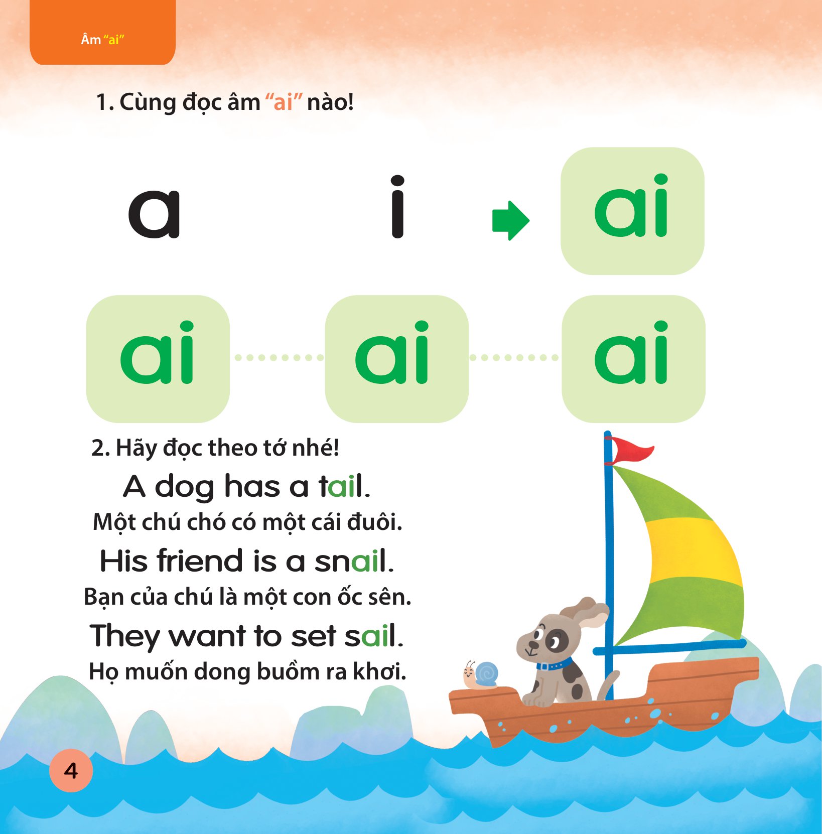 Cùng Con Học Ngữ Âm Tiếng Anh Qua 3 Cấp Độ - Nguyên Âm Đôi PDF - YDS.EDU.VN