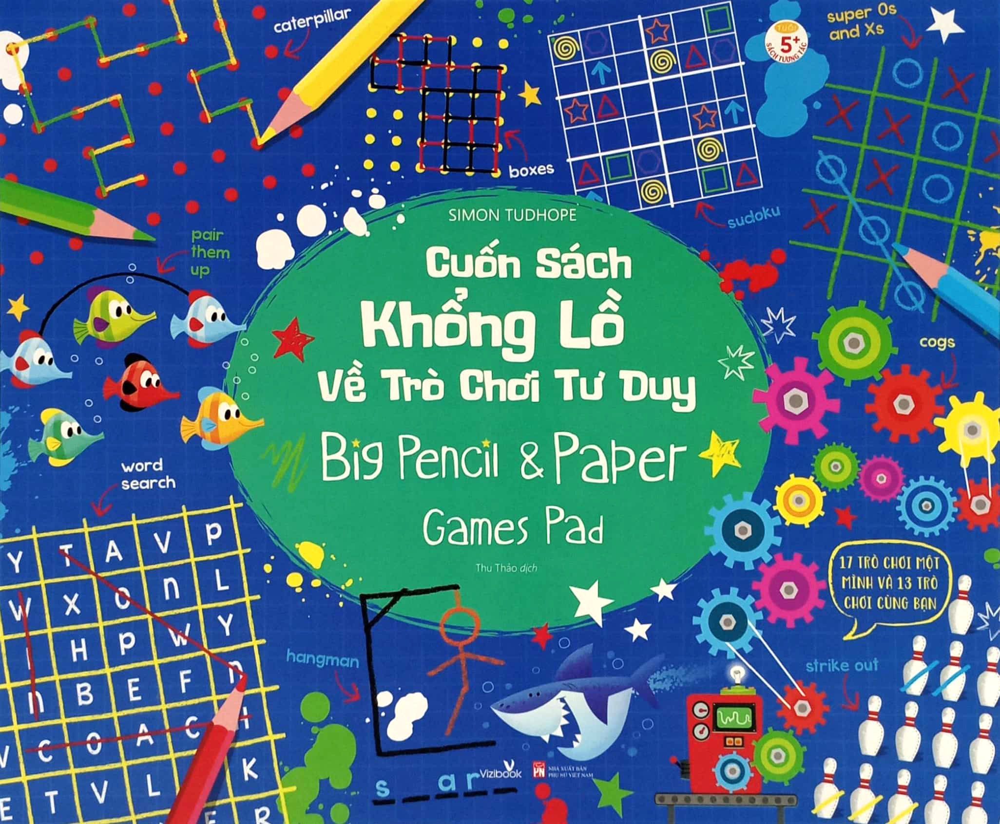 Cuốn Sách Khổng Lồ Về Trò Chơi Tư Duy - Big Pencil And Paper Games Pad ...