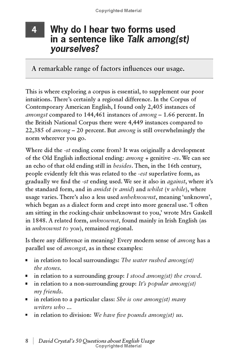 David Crystal's 50 Questions About English Usage - Pocket Editions