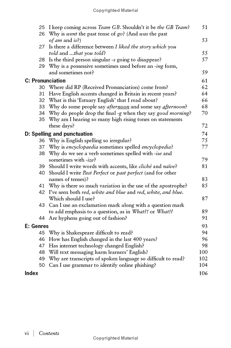 David Crystal's 50 Questions About English Usage - Pocket Editions