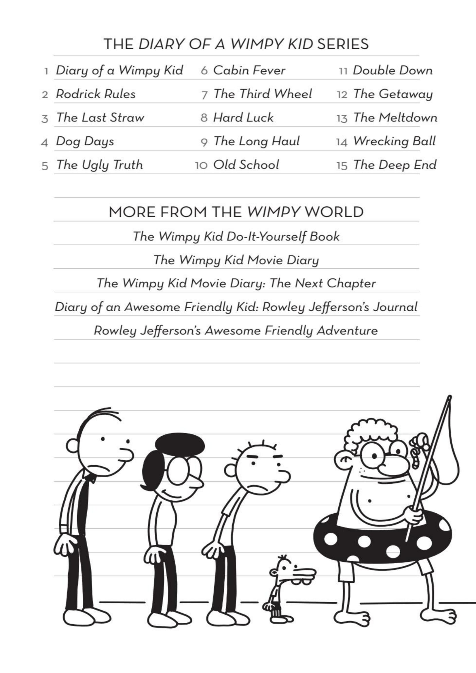 Diary of a Wimpy Kid 15: The Deep End Hardcover - FAHASA.COM