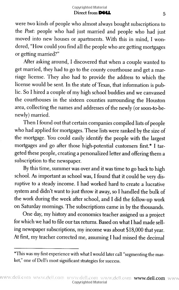 Direct From Dell: Strategies That Revolutionized An Industry (Collins ...