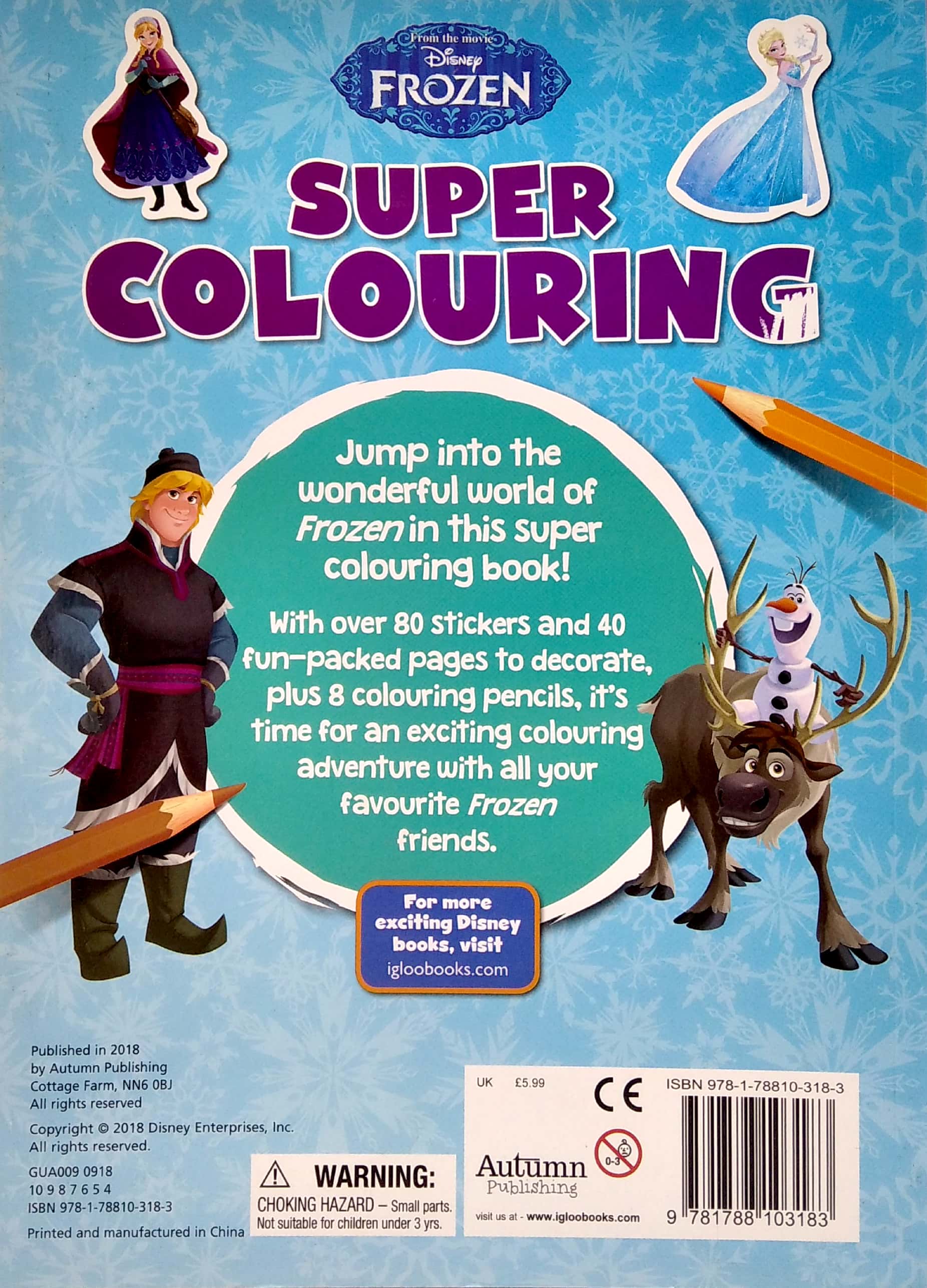 Disney - Frozen: Super Colouring (Colouring Time Xtra Disney)