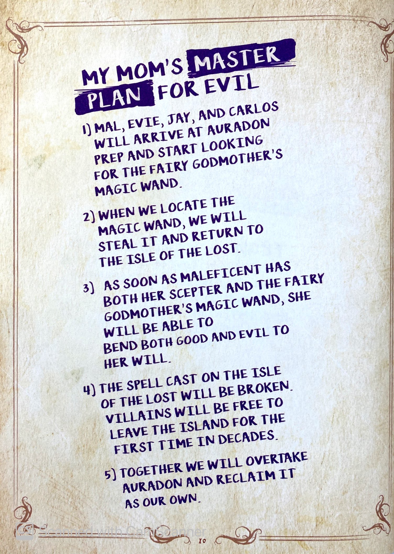 Disney Descendants: Mal's Spell Book