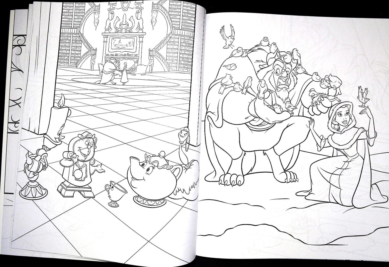 Disney Princess - Beauty And The Beast - Colouring Book