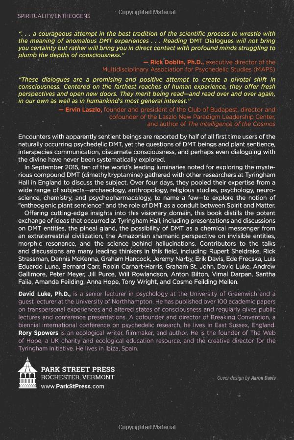 DMT Dialogues: Encounters With The Spirit Molecule