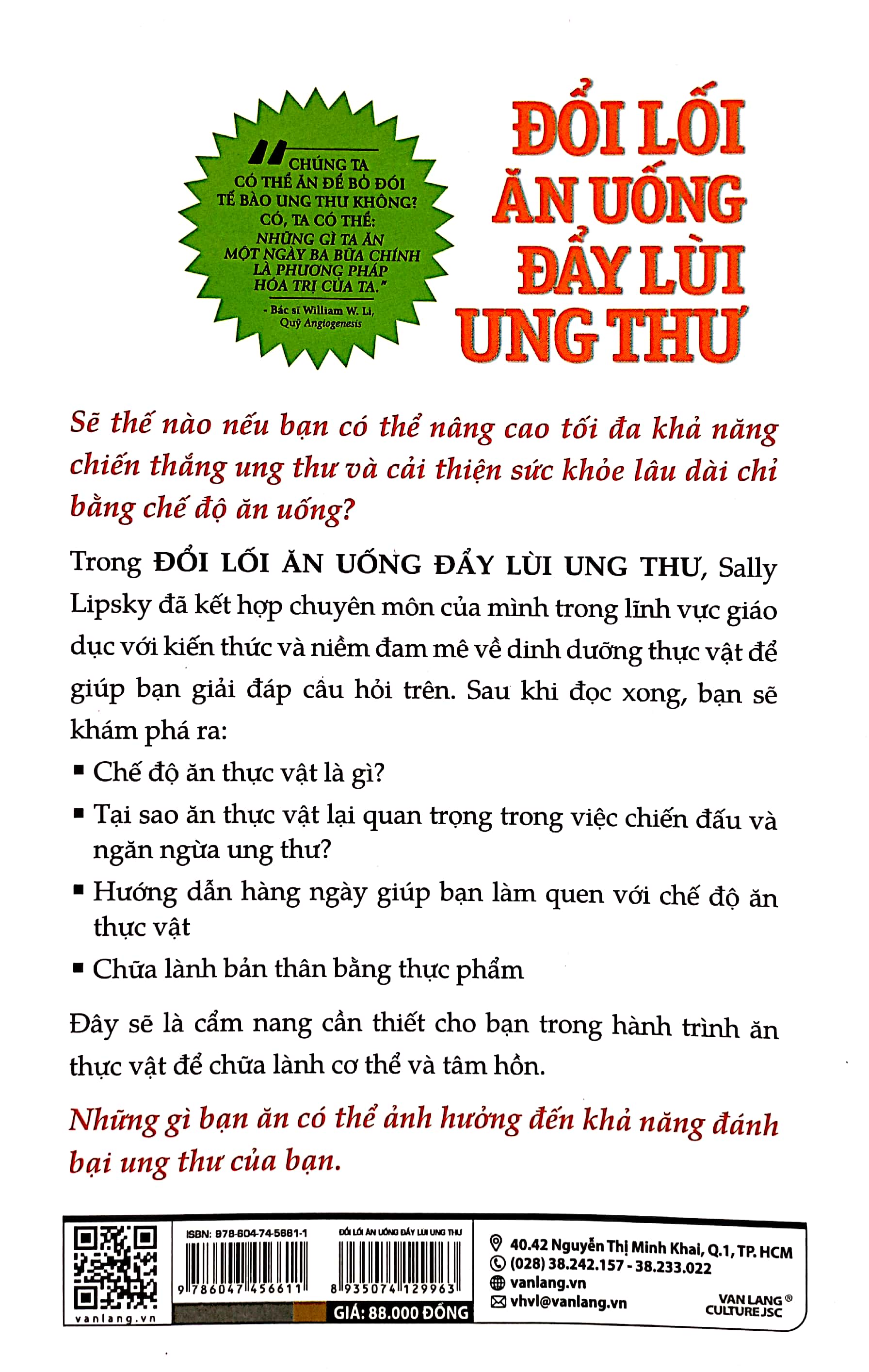 Đổi Lối Ăn Uống Đẩy Lùi Ung Thư PDF - YDS.EDU.VN