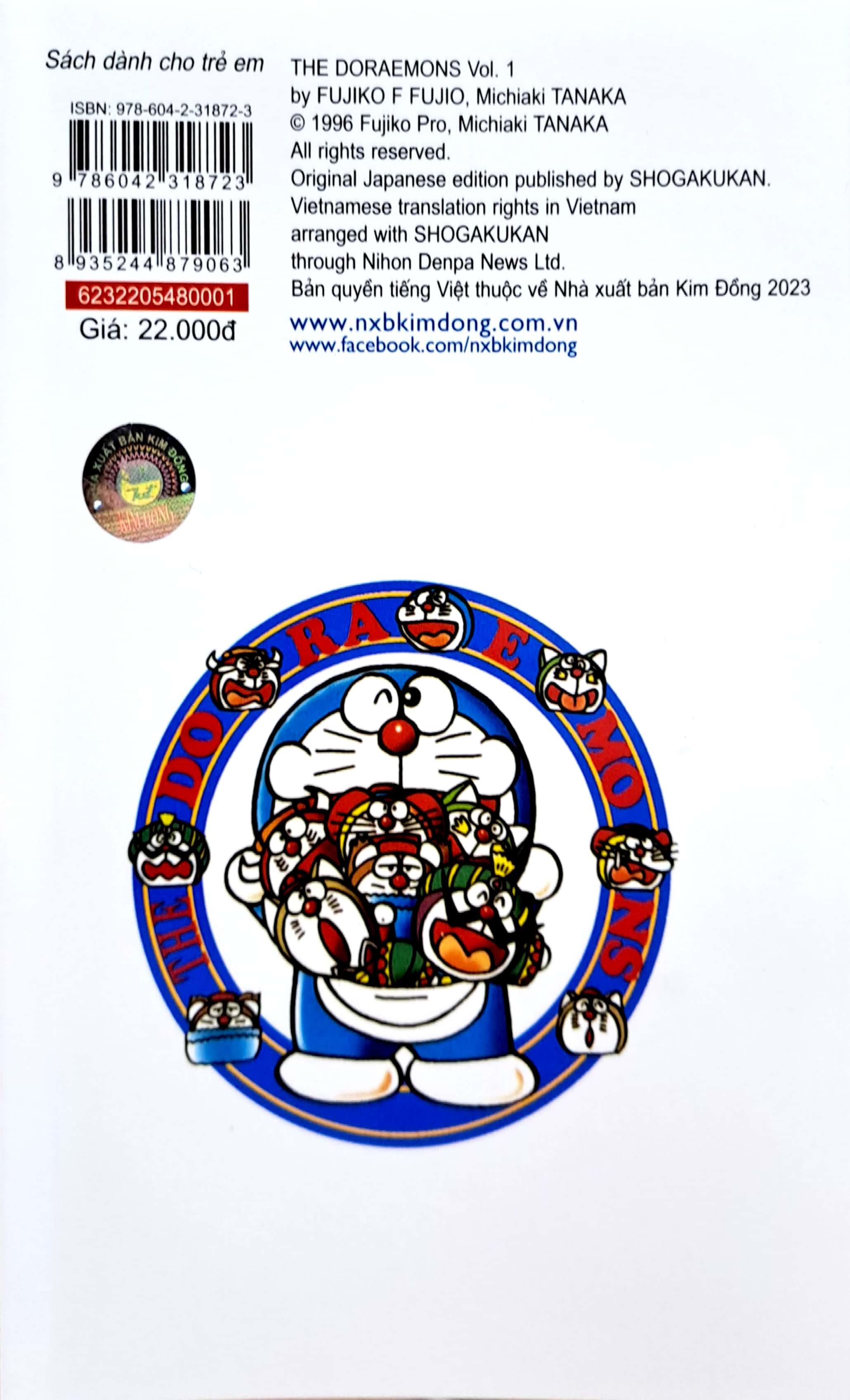 Truyện Tranh Đội Quân Doraemon - Tập 1 (Tái Bản 2022) - FAHASA.COM