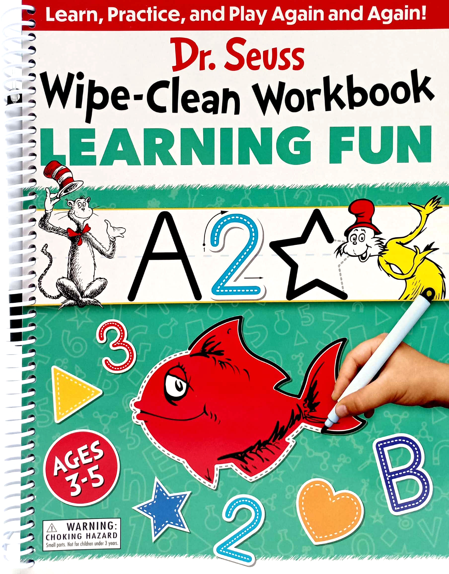 Dr. Seuss Wipe-Clean Workbook: Learning Fun: Activity Workbook For Ages ...