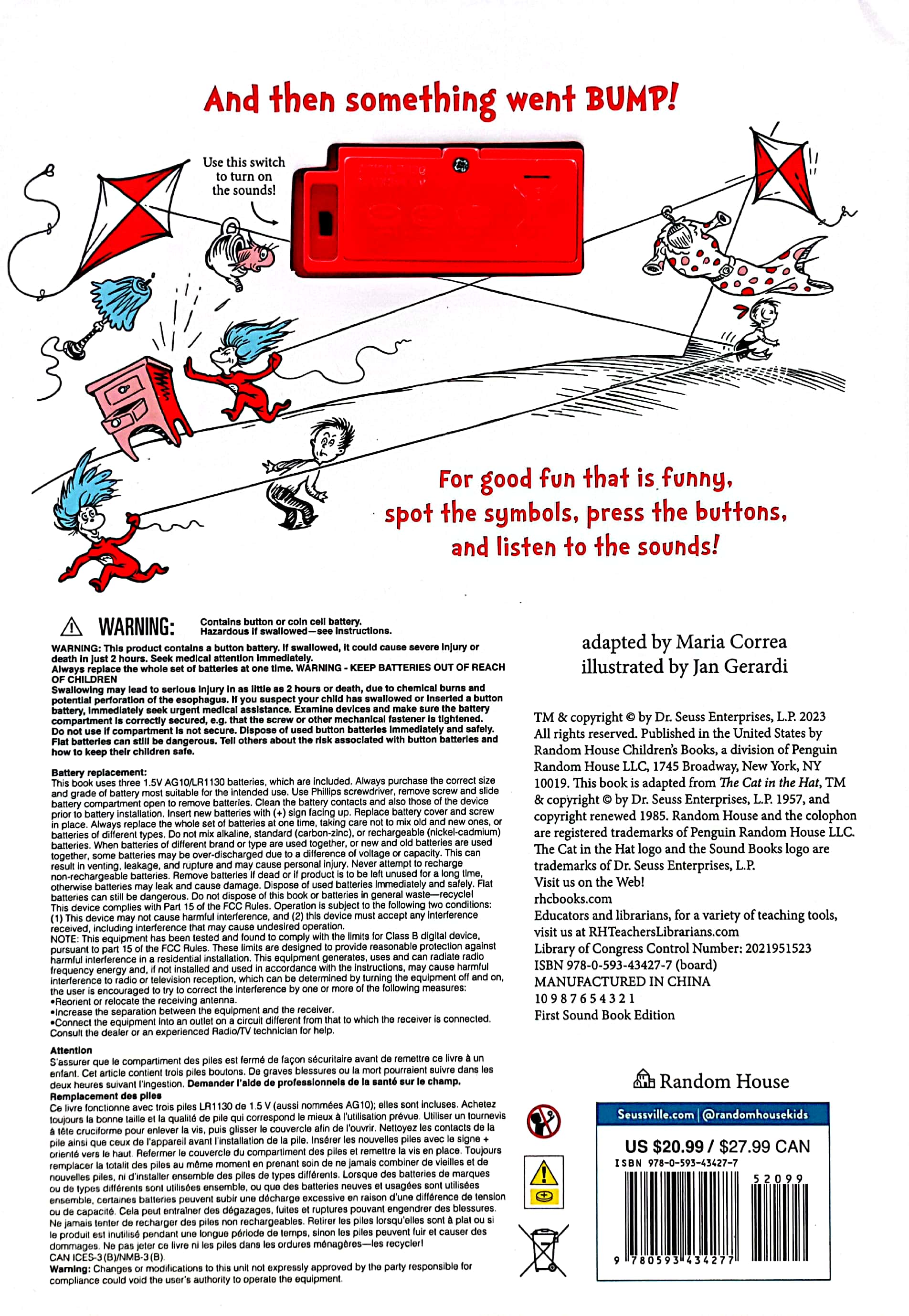 Dr. Seuss's The Cat In The Hat: With 12 Silly Sounds! (Dr. Seuss Sound ...