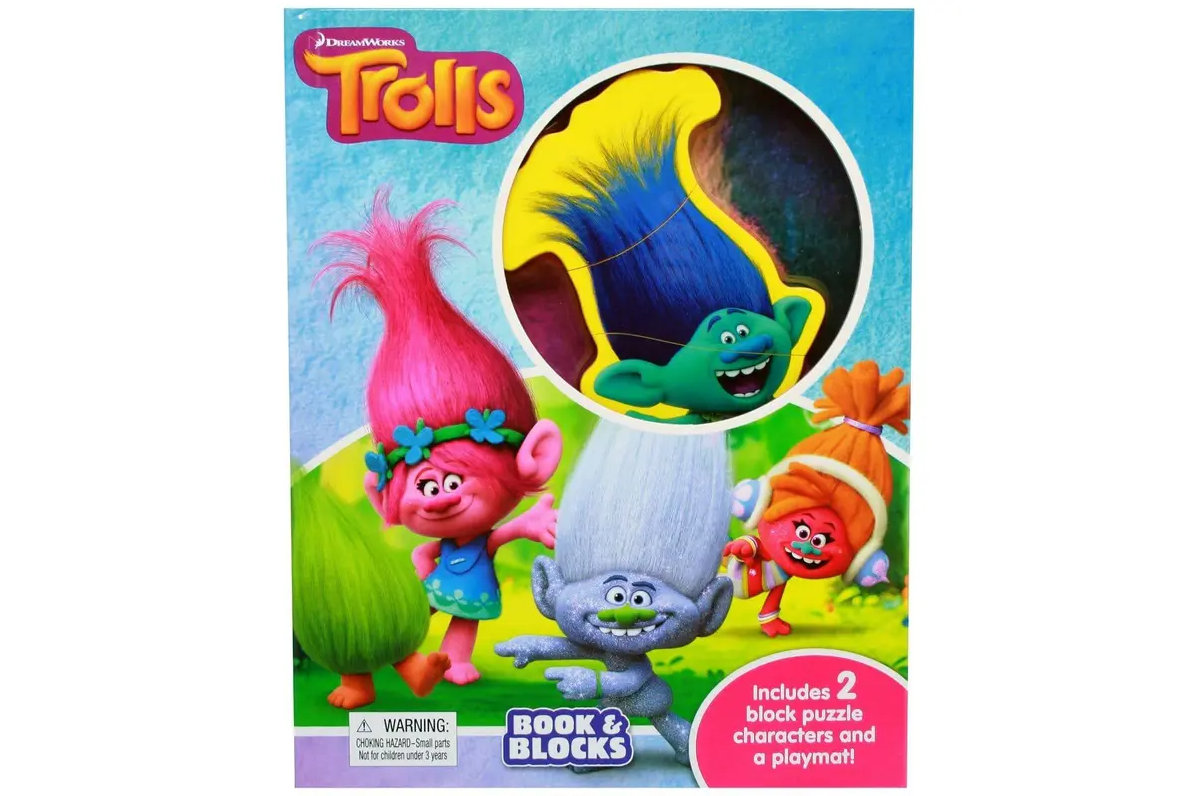 Dreamworks Trolls Book & Blocks - FAHASA.COM