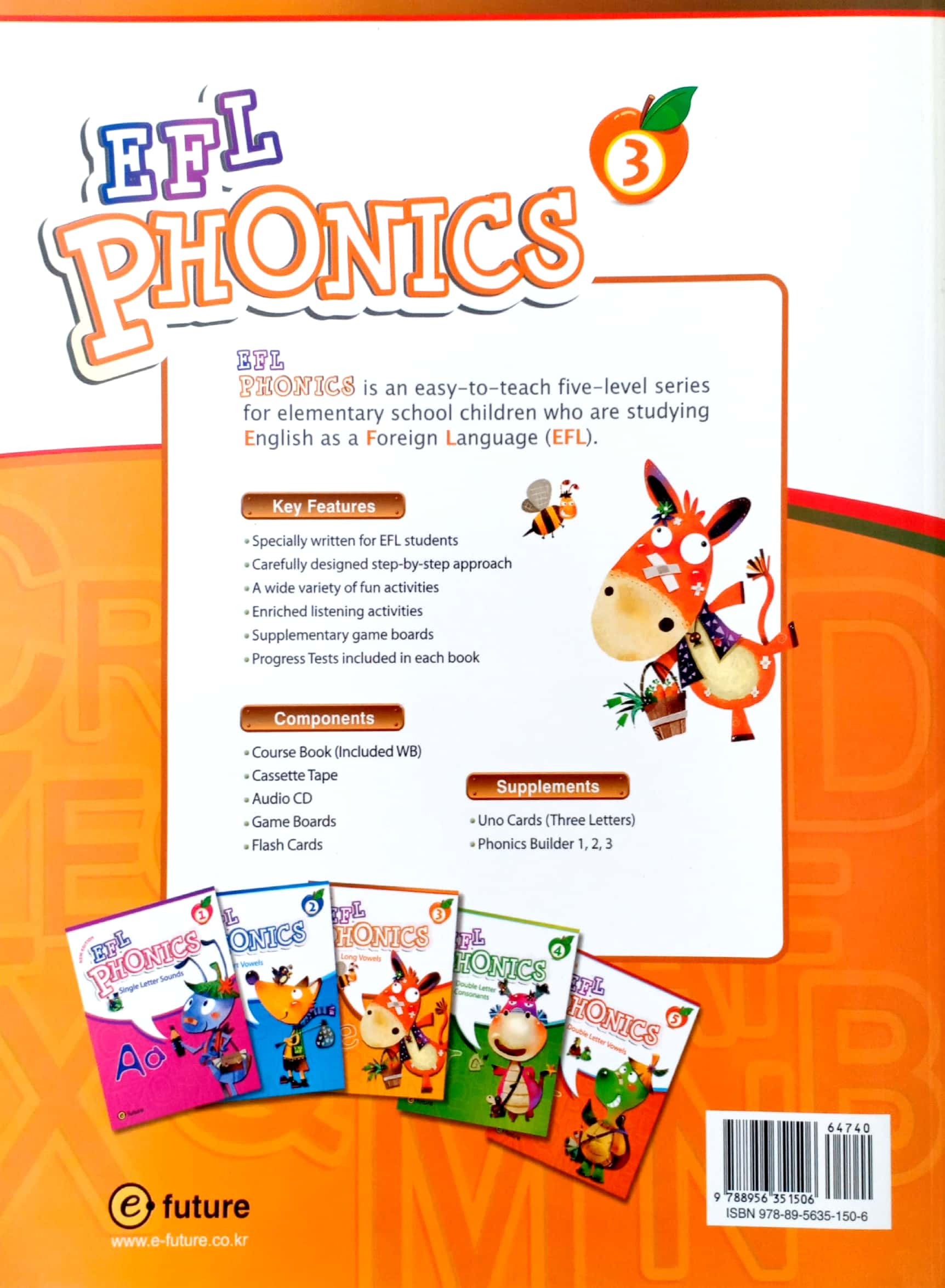 EFL Phonics 3 Student Book (Included Workbook) - FAHASA.COM