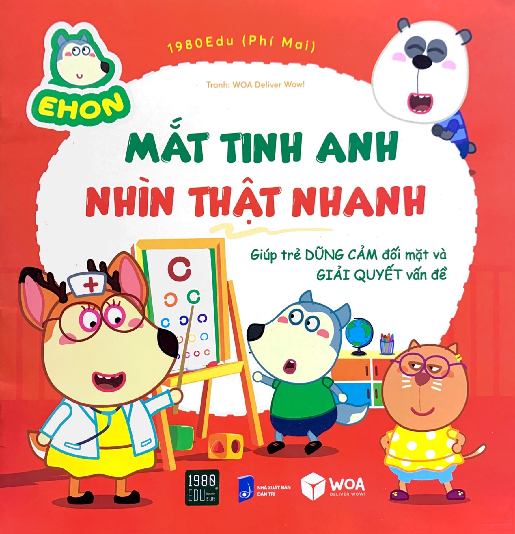 Sách Ehon Wolfoo - Mắt Tinh Anh, Nhìn Thật Nhanh - FAHASA.COM