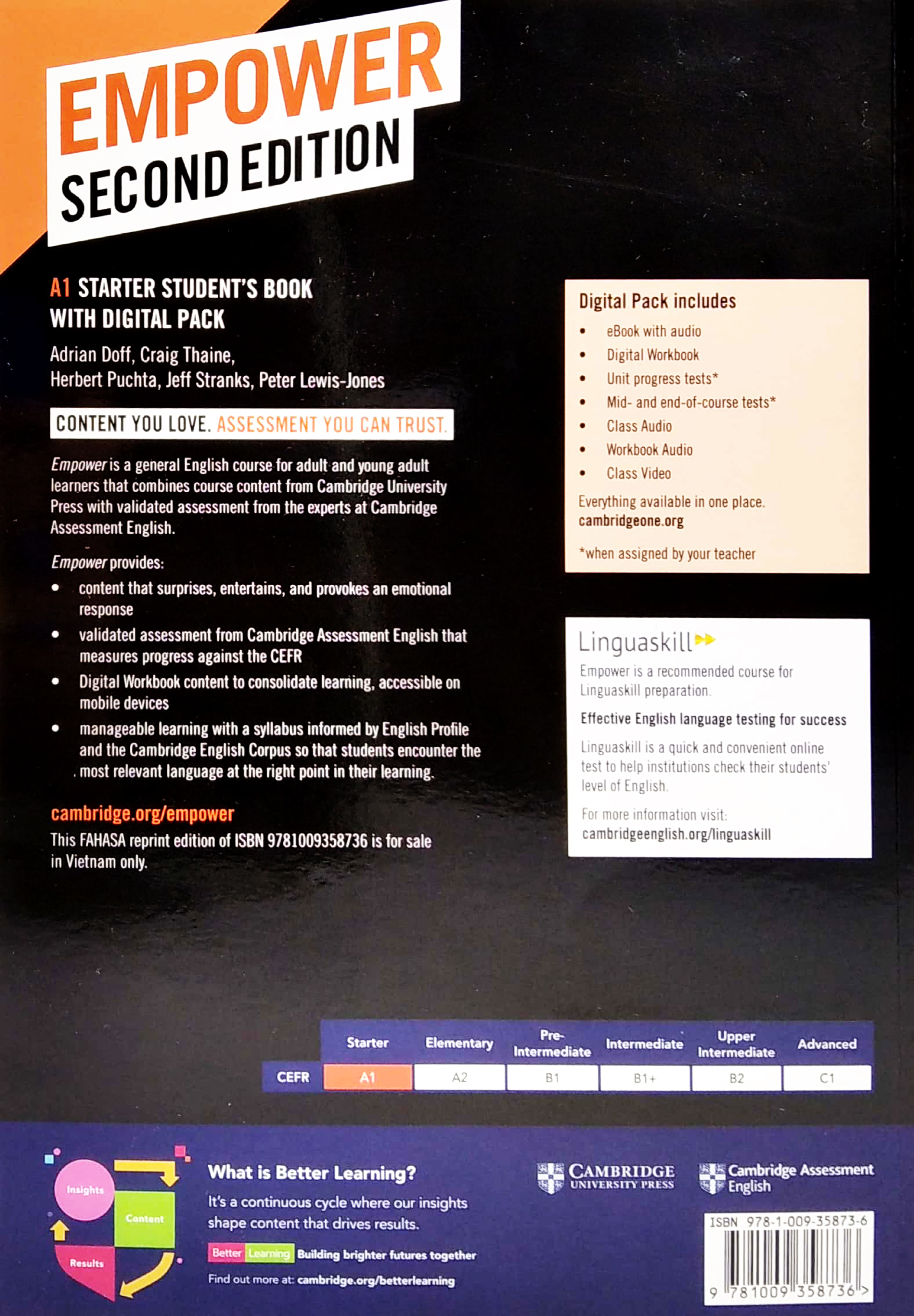 Empower Starter A1 Student's Book With Digital Pack - 2nd Edition ...