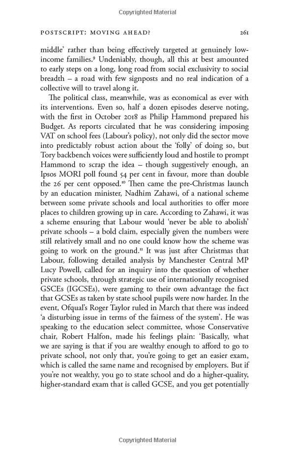 Engines Of Privilege: Britain's Private School Problem