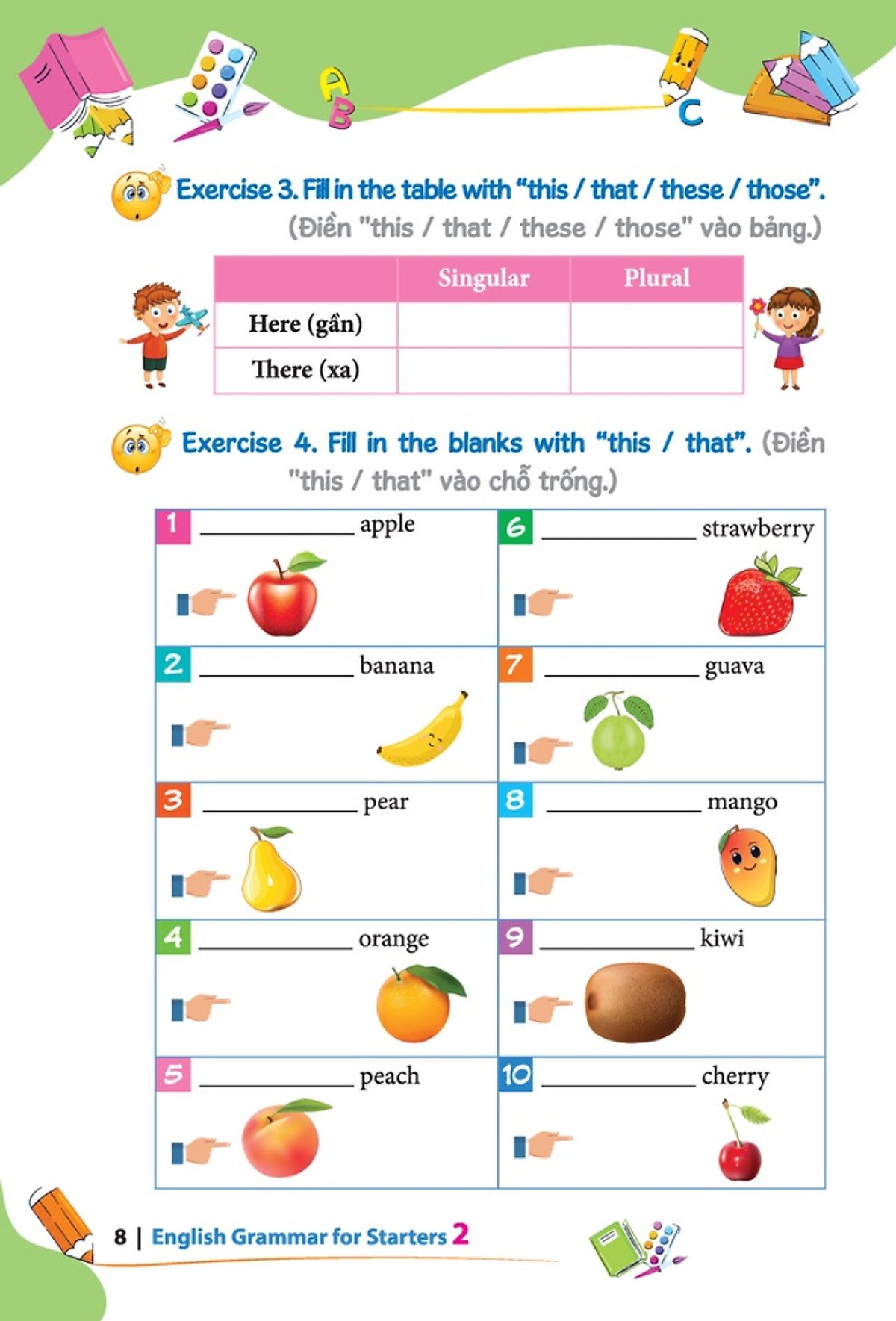 Bộ English Grammar For Starters 2 Có Đáp Án PDF - YDS.EDU.VN