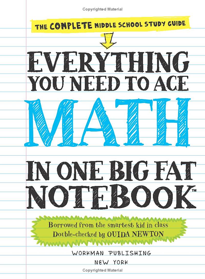 Everything You Need To Ace Math In One Big Fat Notebook - FAHASA.COM