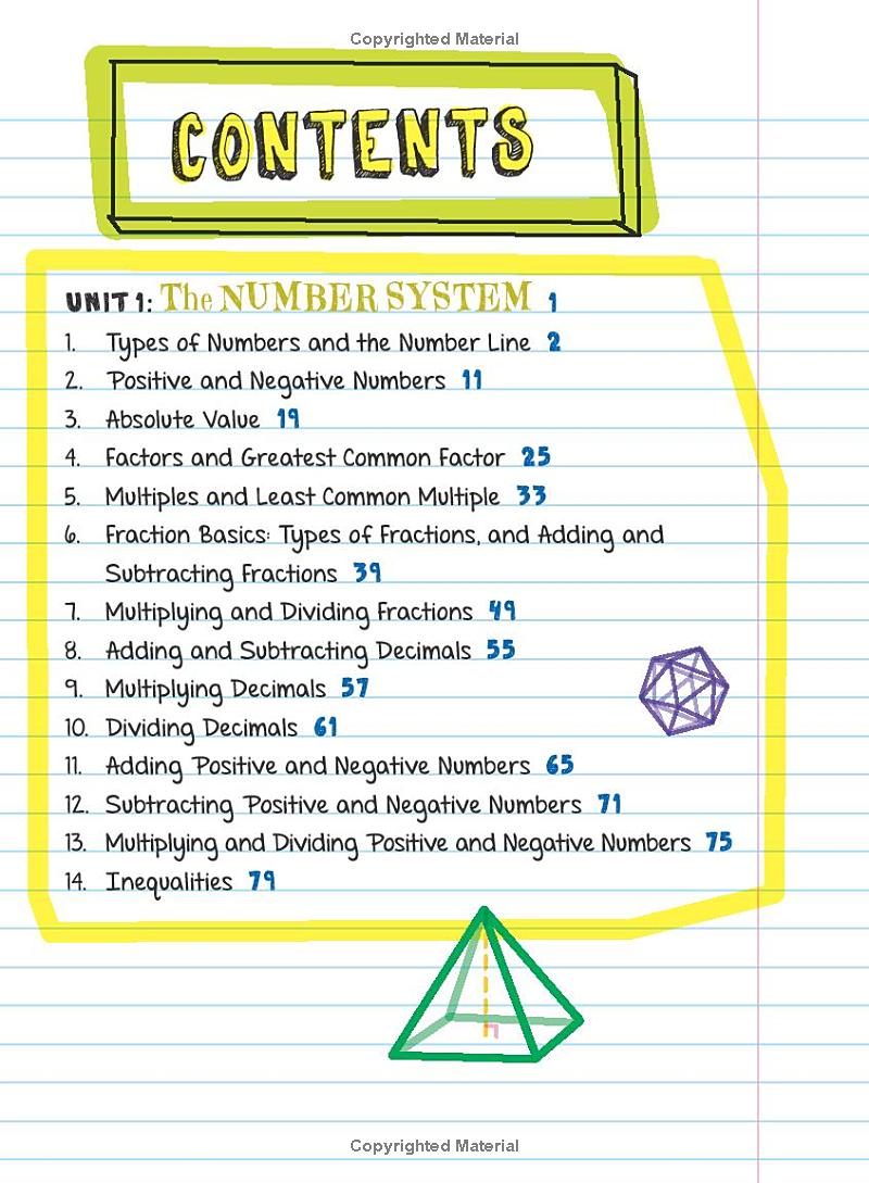 Everything You Need To Ace Math In One Big Fat Notebook - FAHASA.COM