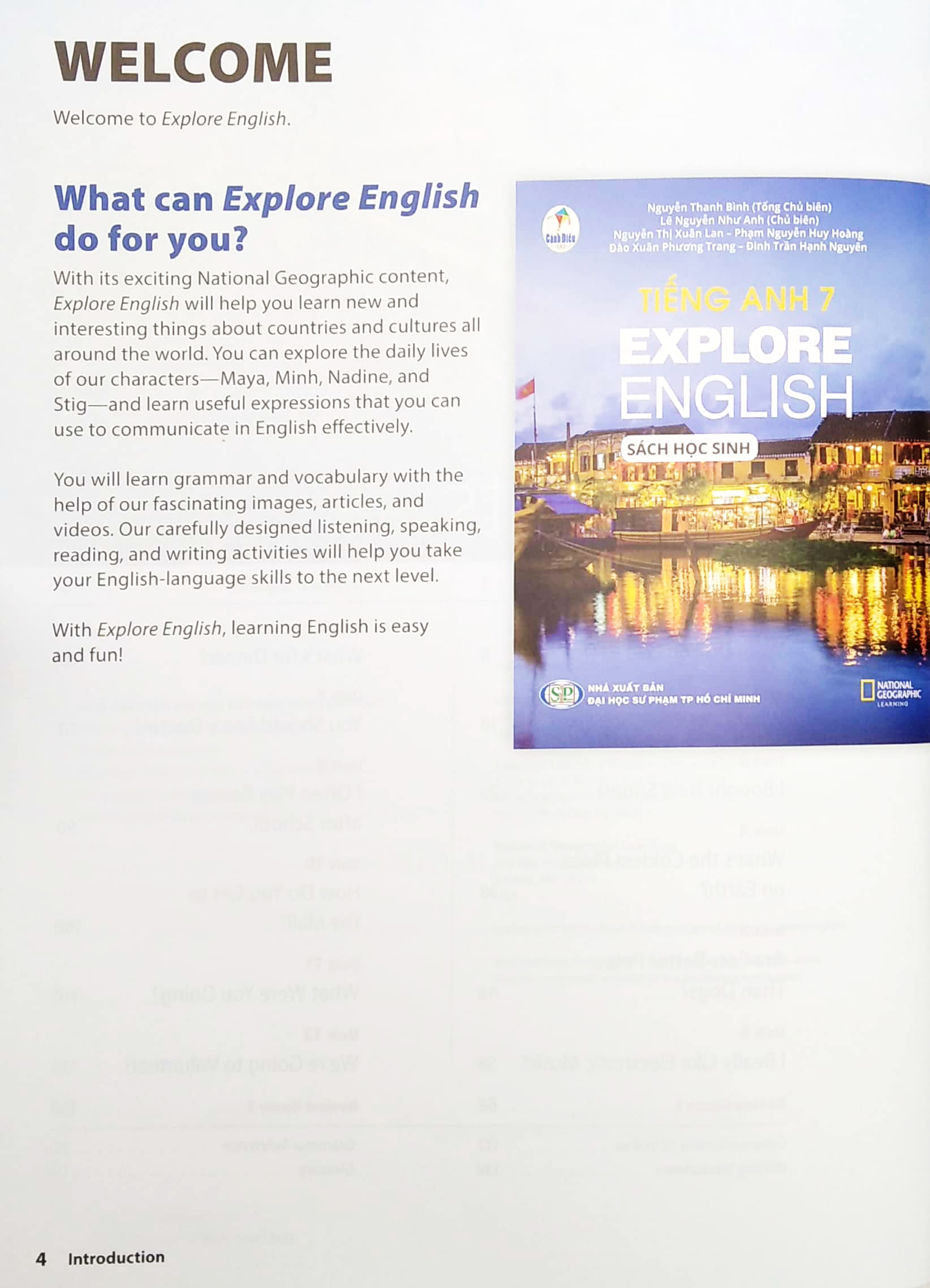 Sách Tiếng Anh 7 - Explore English - Sách Học Sinh (Bộ Sách Cánh Diều ...