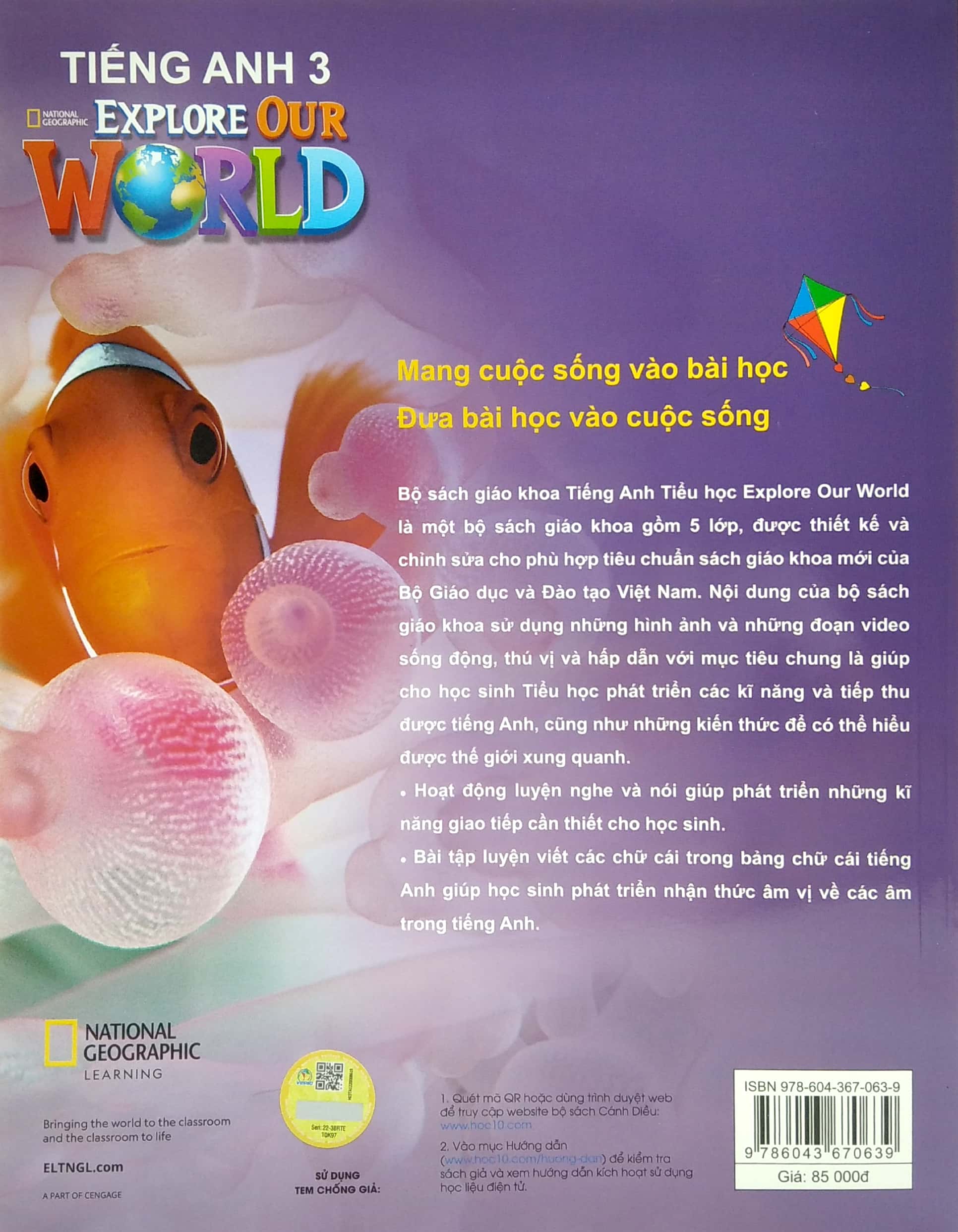 Sách Tiếng Anh 3 - Explore Our World - Sách Học Sinh (Bộ Sách Cánh Diều) (2 - FAHASA.COM