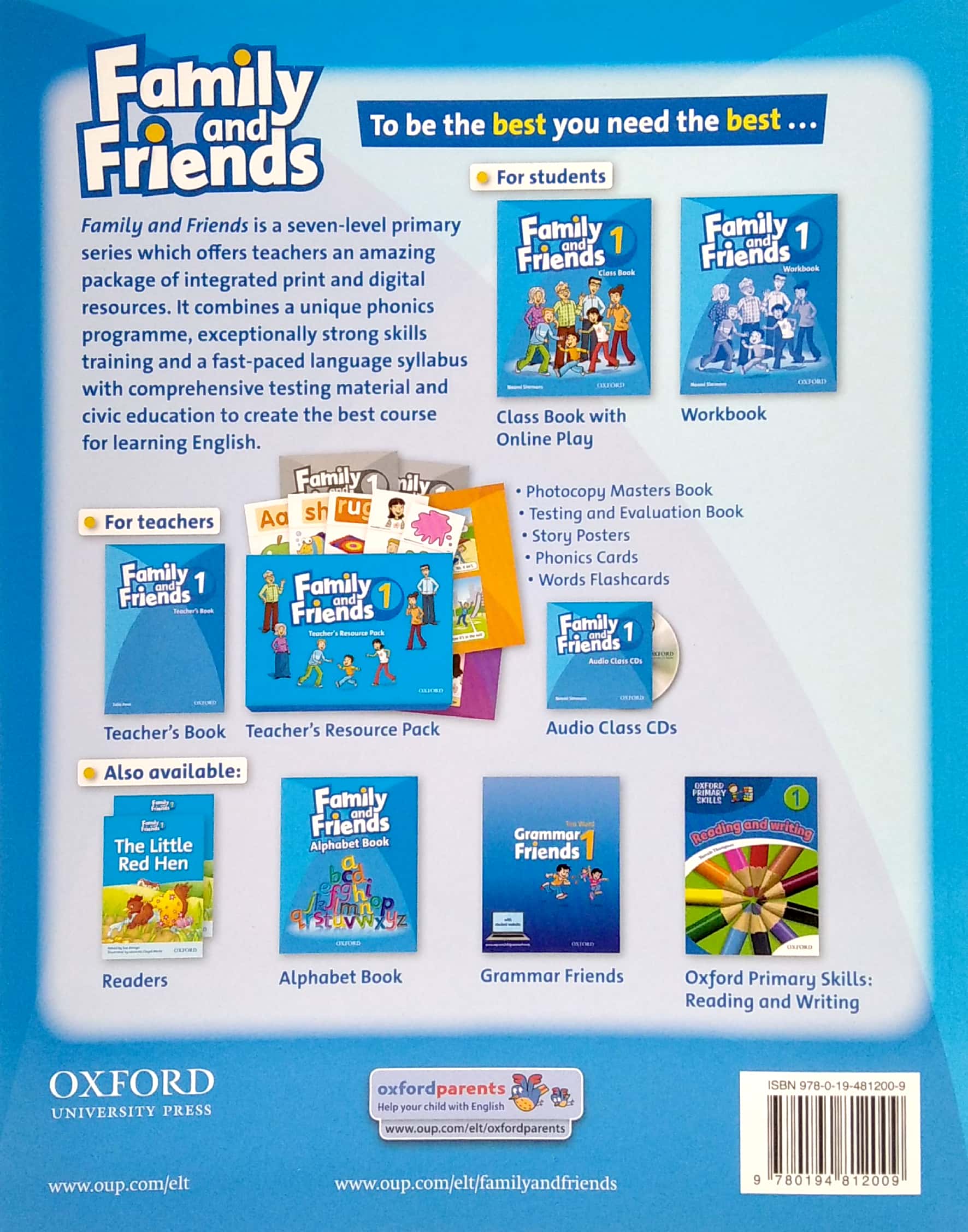Family & Friends 1 Classbook - FAHASA.COM