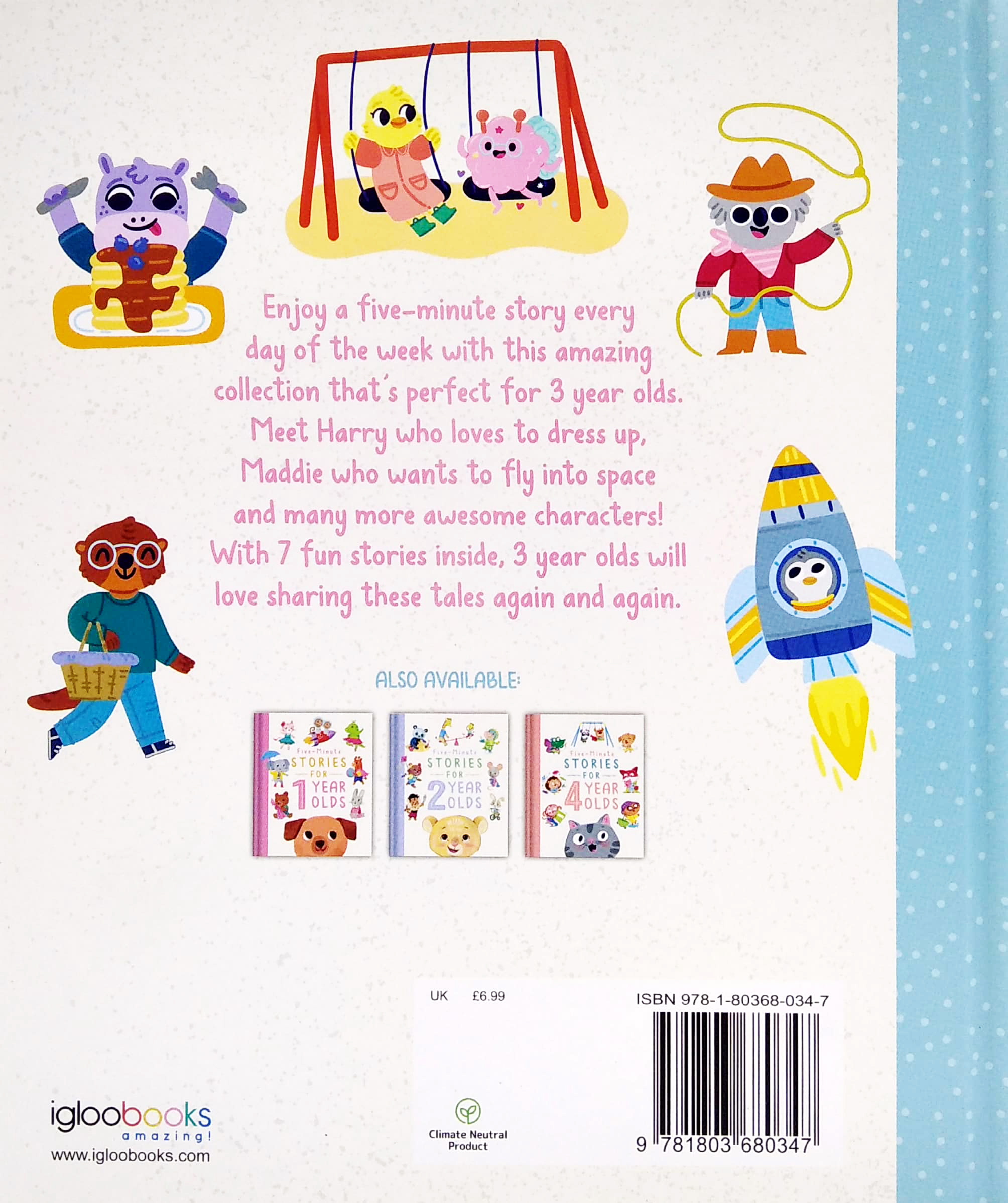 Five-Minute Stories For 3 Year Olds (Bedtime Story Collection) - FAHASA.COM