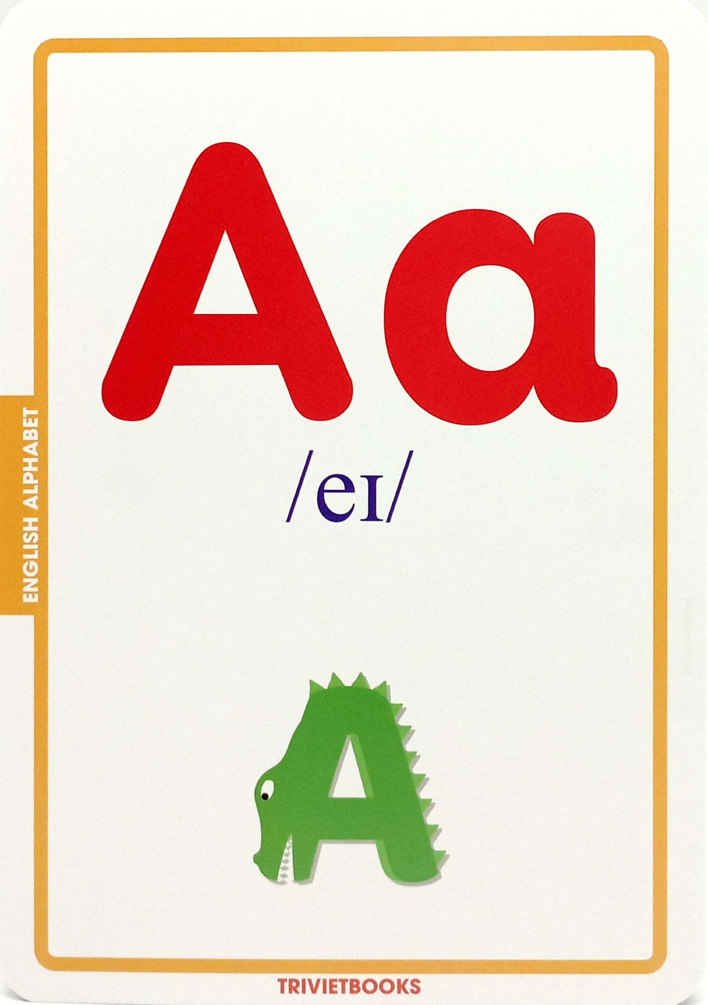 Sách Flashcard Bảng Chữ Cái Tiếng Anh - English Alphabet - FAHASA.COM