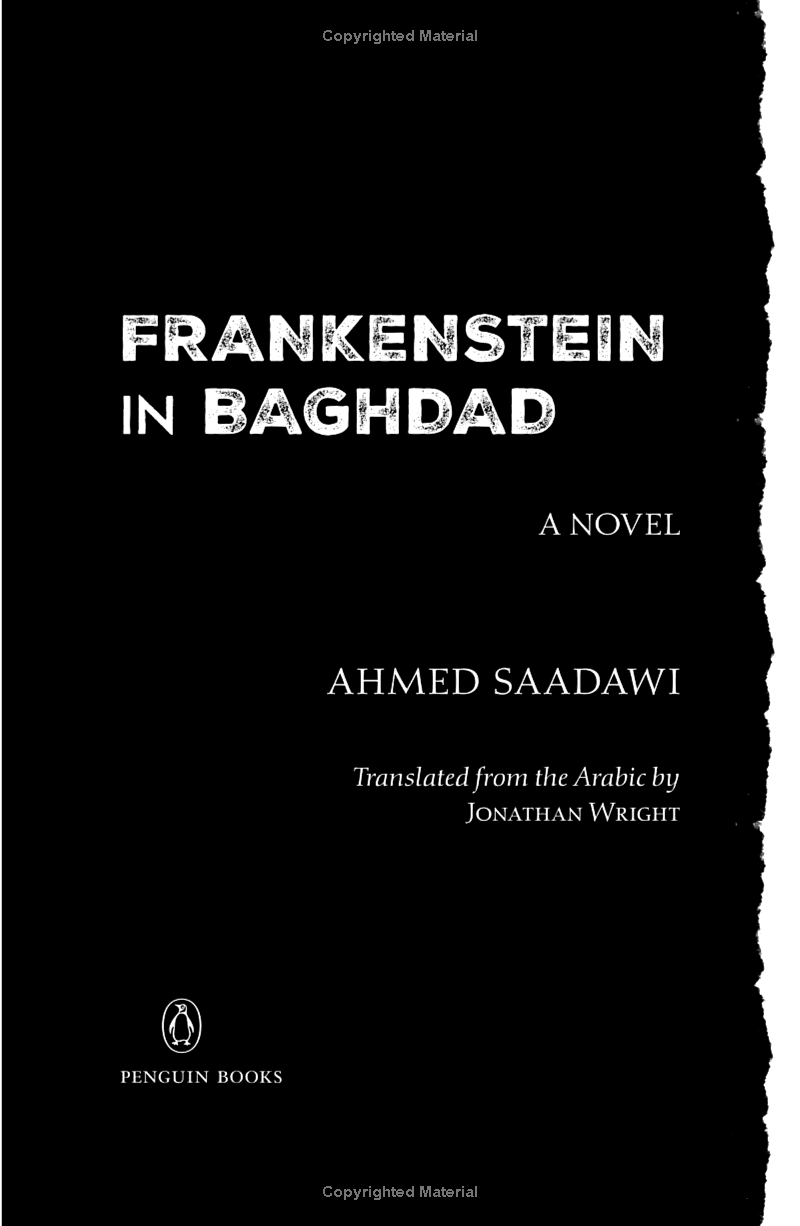 Frankenstein In Baghdad - FAHASA.COM