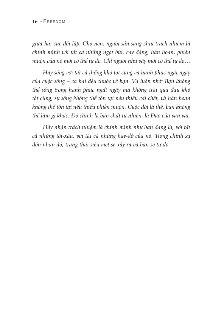 Sách Freedom - The Courage To Be Yourseft - Tự Do - Như Chim Tung Cánh - FAHASA.COM