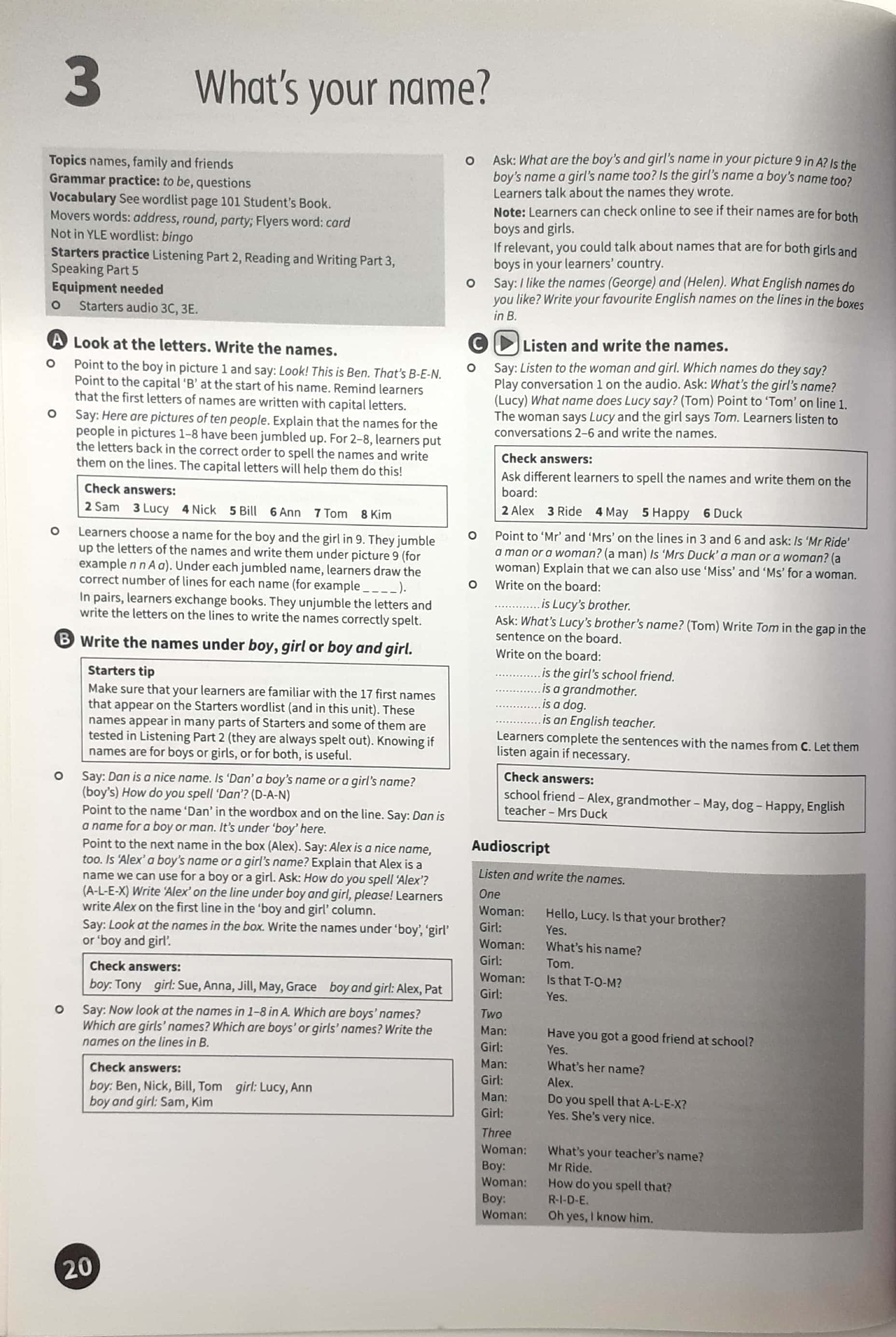 Fun for Starters Teacher's Book with Audio